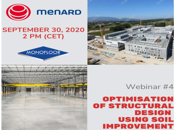 Webinar: 'optimisation of structural design using soil improvement Webinar: 'optimisation of structural design using soil improvement